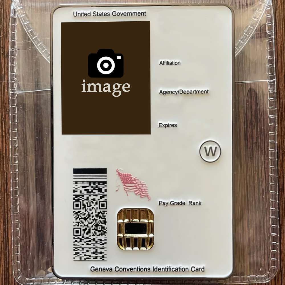 Personalized CAC Card Army Veteran Air Force Veteran Navy Marine USCG ...