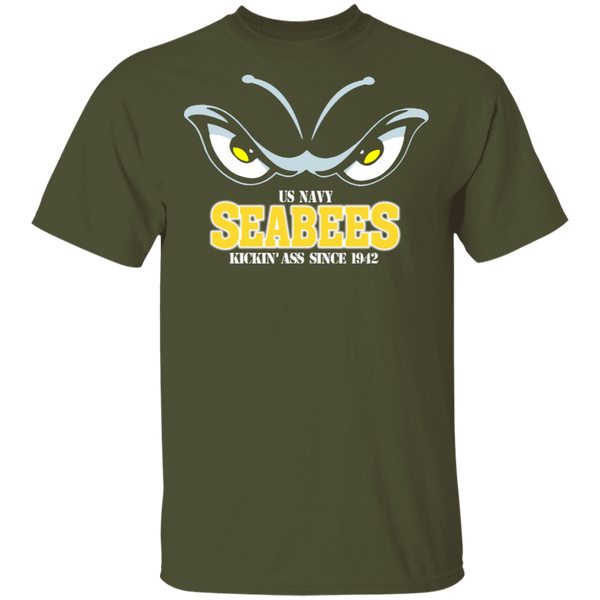 US NAVY SEABEES KICKIN' ASS SINCE 1942 SHIRT - Gloritees