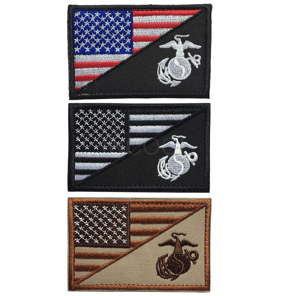 Marine Corps USMC Morale Patch Tactical Emblem Badges Embroidery ...